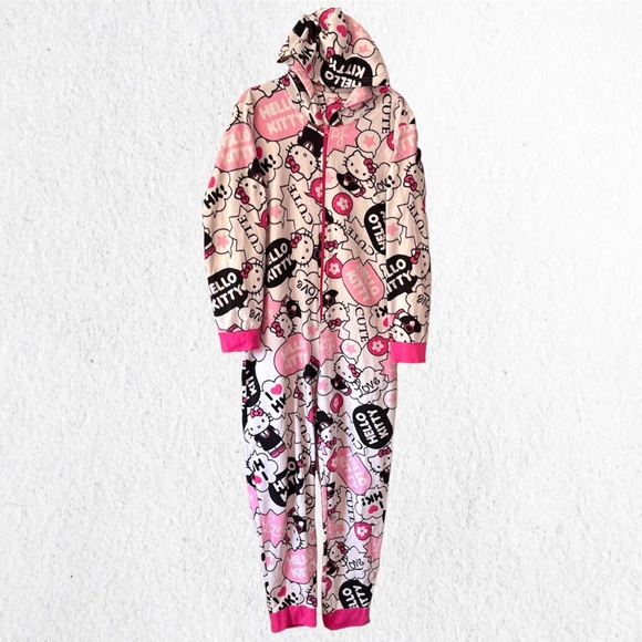 Hello Kitty | Intimates & Sleepwear | Hello Kitty Full Body Zip Up ...